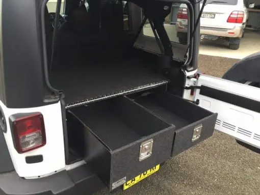 JEEP WRANGLER (4 DOOR) STORAGE DRAWER PACKAGE $2125 - Drifta Camping & 4WD