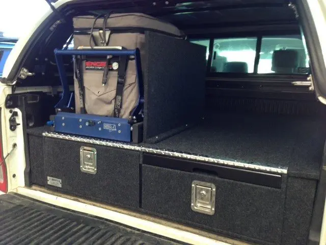 DUAL CAB #1 – STORAGE DRAWER PACKAGE $2395 - Drifta Camping & 4WD