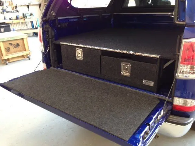 DUAL CAB #1 – STORAGE DRAWER PACKAGE $2395 - Drifta Camping & 4WD