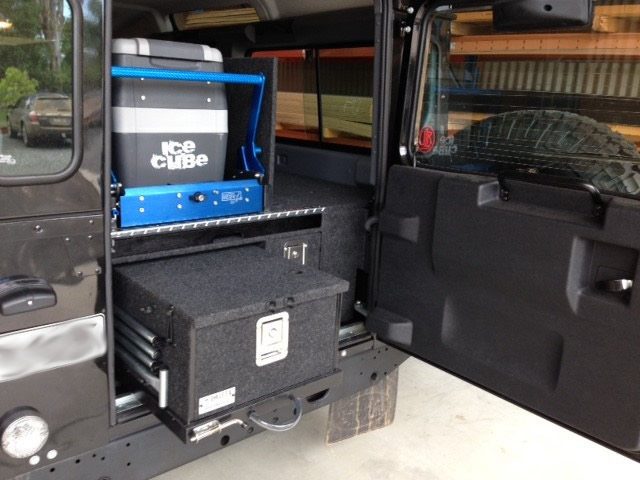 L/R DEFENDER - STORAGE DRAWERS PACKAGE $2195 - Drifta Camping & 4WD