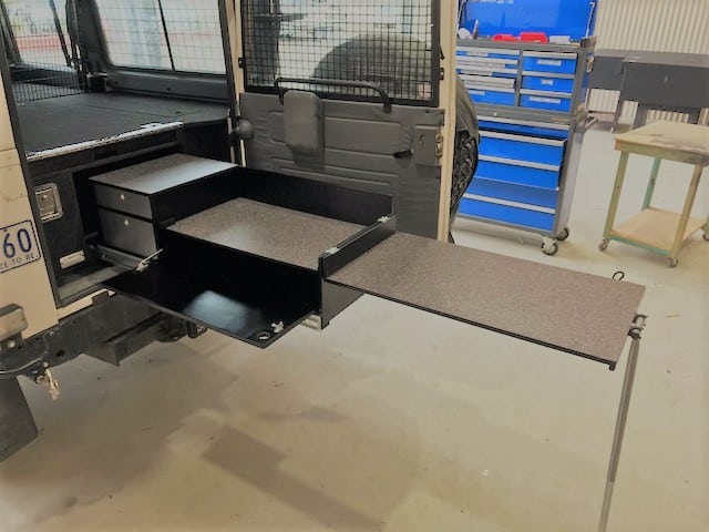 L/R DEFENDER - STORAGE DRAWERS PACKAGE $2195 - Drifta Camping & 4WD