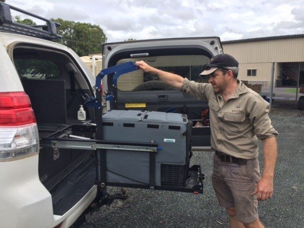 Drop Down Fridge Slides - Drifta Camping & 4WD