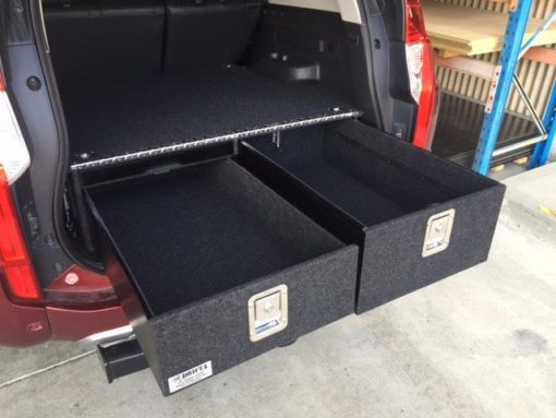 MITSUBISHI SPORT (PAJERO) STORAGE DRAWER PACKAGE $2125 (5 seat) / $2495 ...