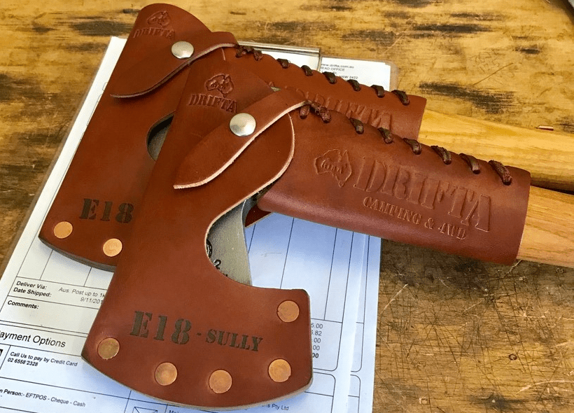 Drifta Leather Axe Handle Protection Covers - Drifta Camping & 4WD