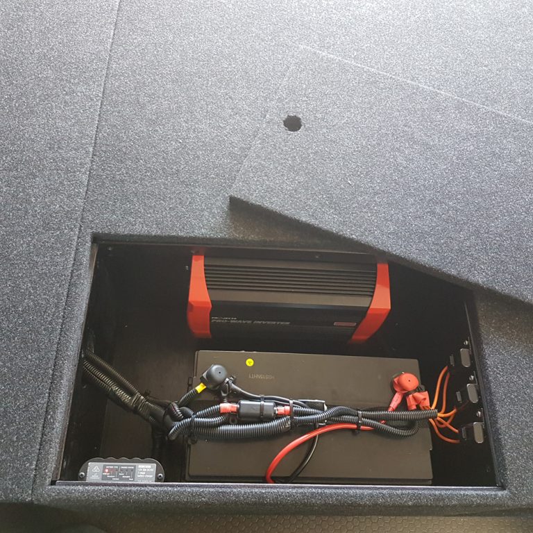 Battery Storage – built into drawers - Drifta Camping & 4WD