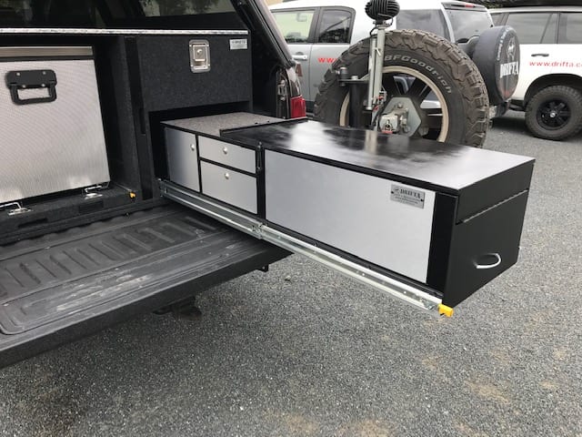 DUAL CAB #3 - KITCHEN / DRAWER / TABLE PACKAGE $3125 - Drifta Camping & 4WD