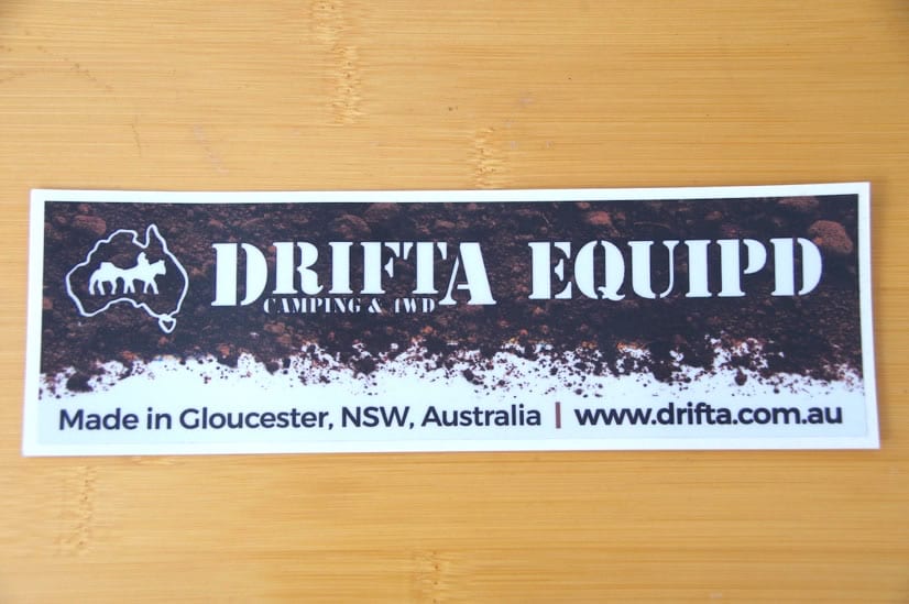 Drifta Equipd Sticker - Drifta Camping & 4WD