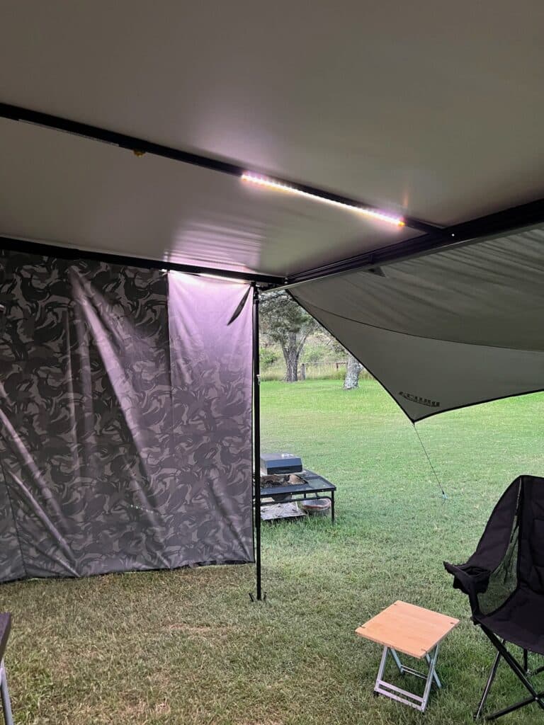 Curved Led Spreader Caravan Awning Powerpole - Drifta Camping & 4WD
