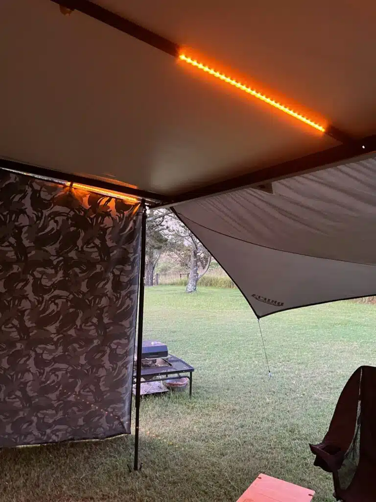 Curved Led Spreader Caravan Awning Powerpole - Drifta Camping & 4WD