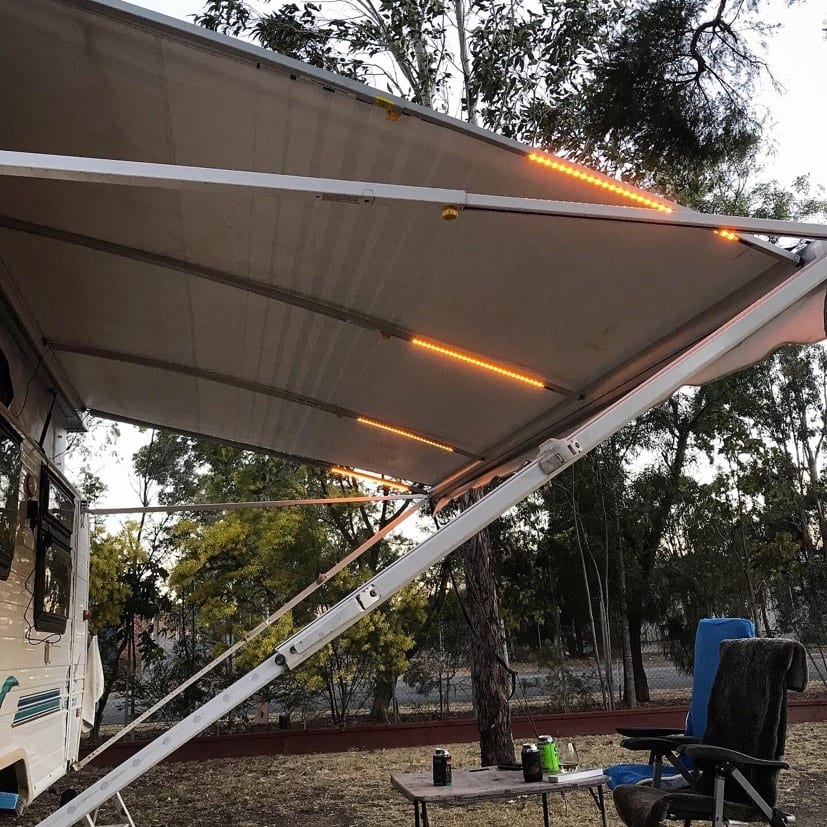CURVED LED SPREADER AWNING POWERPOLE KIT - Drifta Camping & 4WD