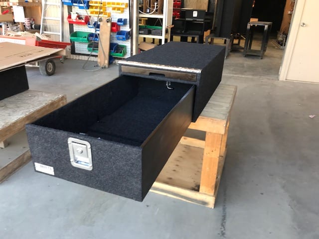 Single Drawer + Slide Out Table - 1460L x 550W x 250H (external) - $795 ...