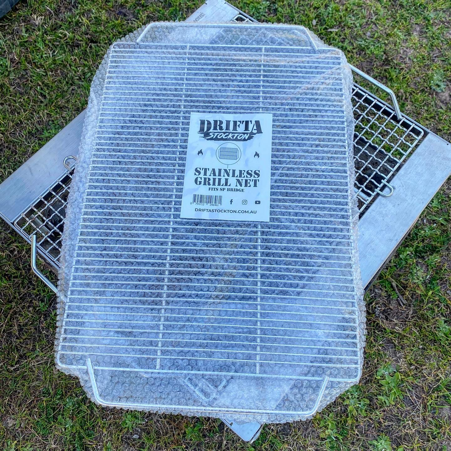 Drifta Stockton Stainless Steel Grill Net For Snow Peak Firepit ...