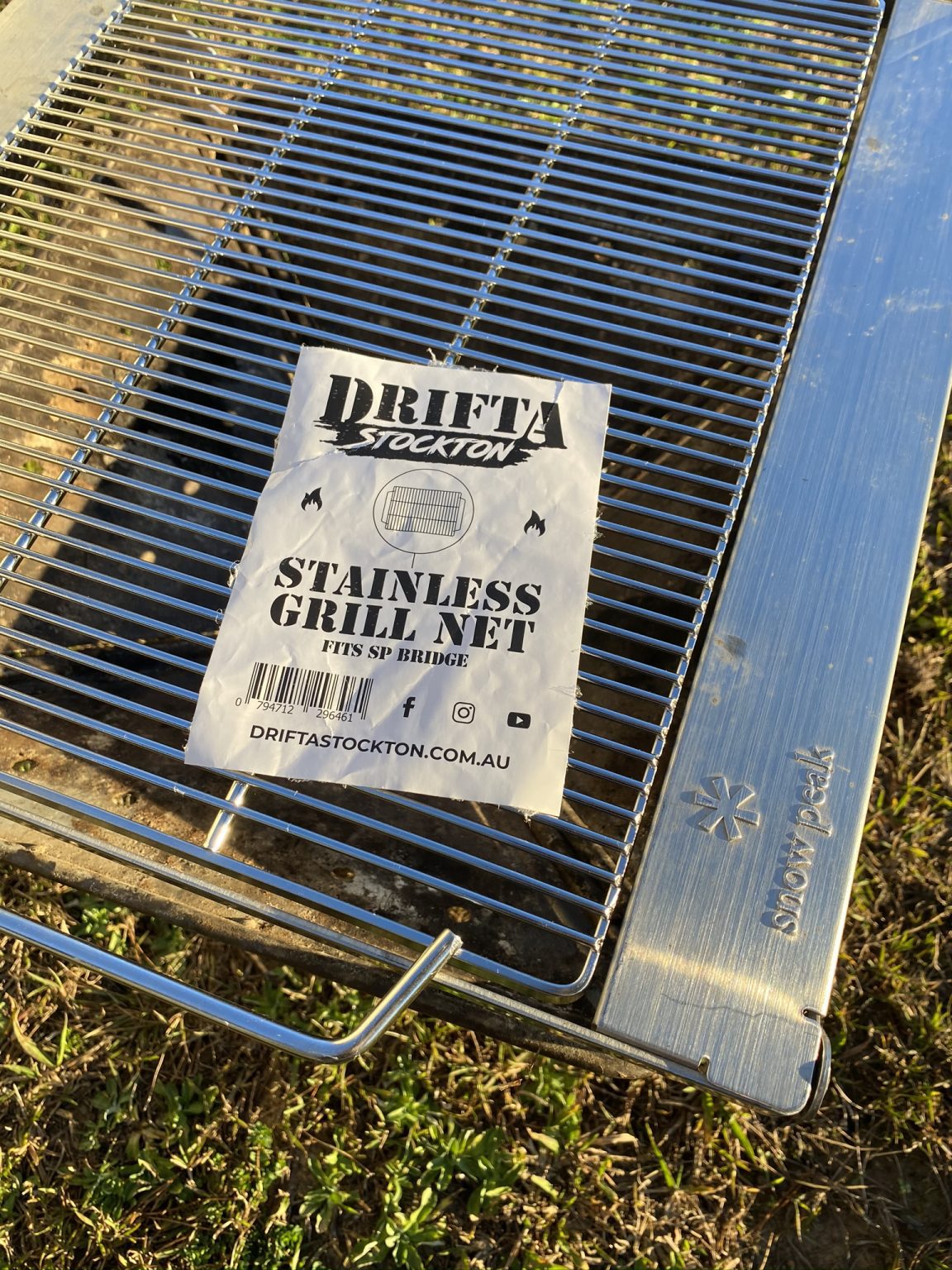 Drifta Stockton Stainless Steel Grill Net For Snow Peak Firepit ...