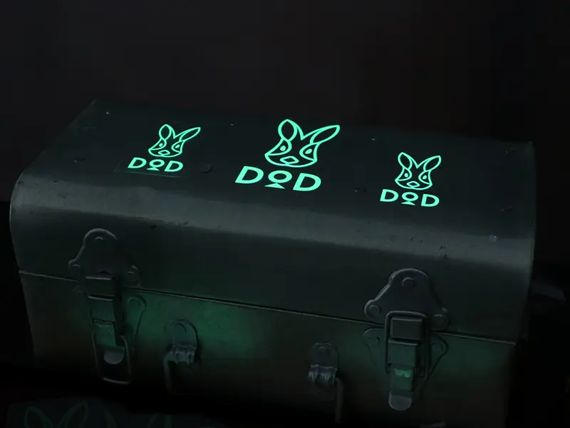Dod - Luminescence Logo Sticker - Drifta Camping & 4WD