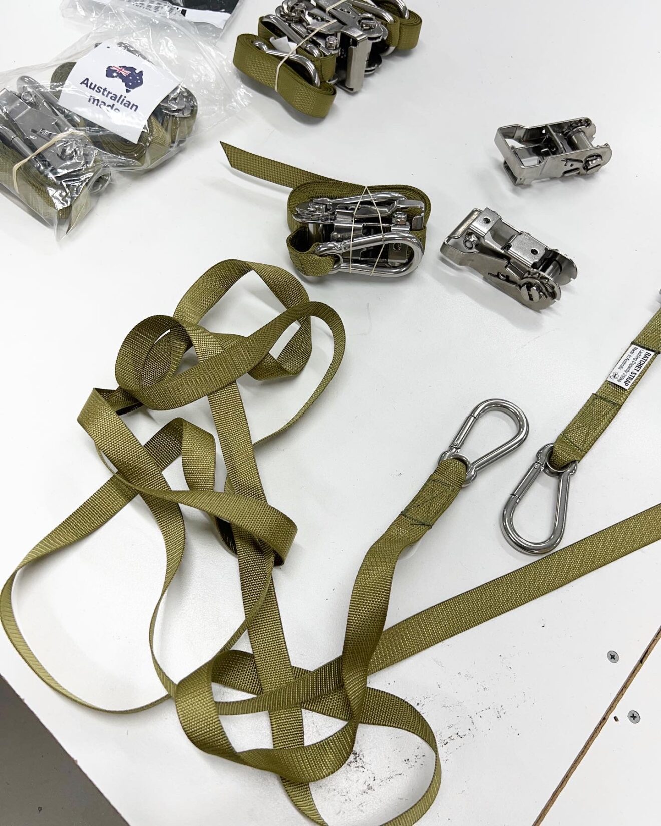Heavy Duty Stainless Steel Ratchet Straps Custom - Drifta Camping & 4WD