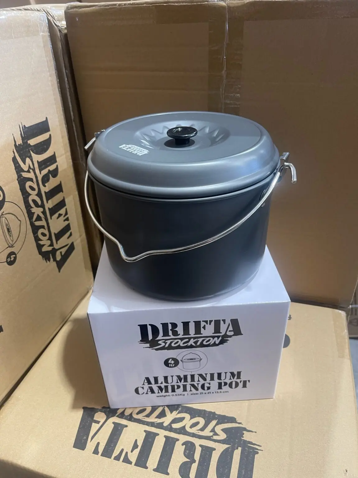 Drifta Stockton Aluminium Billy 4L - Drifta Camping & 4WD