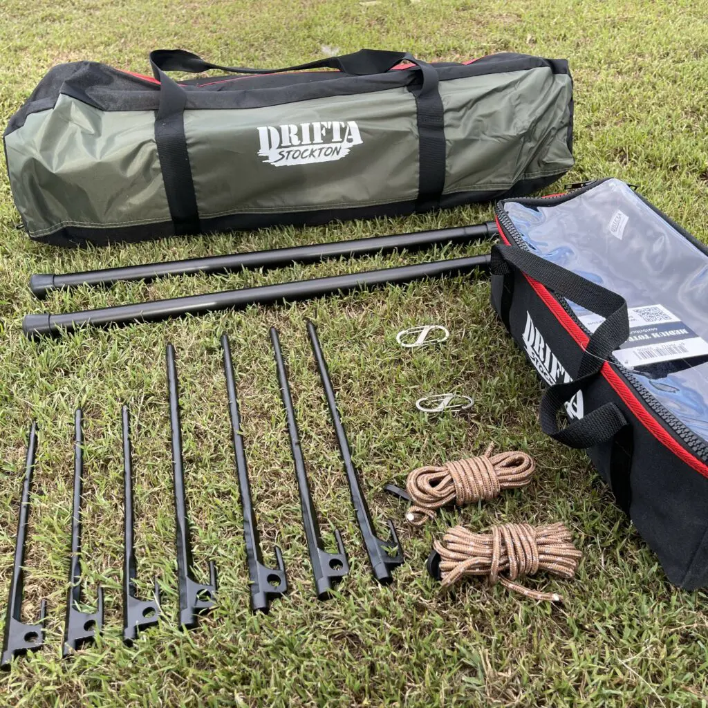 Large Hexa Tarp Bundle - Drifta Camping & 4WD