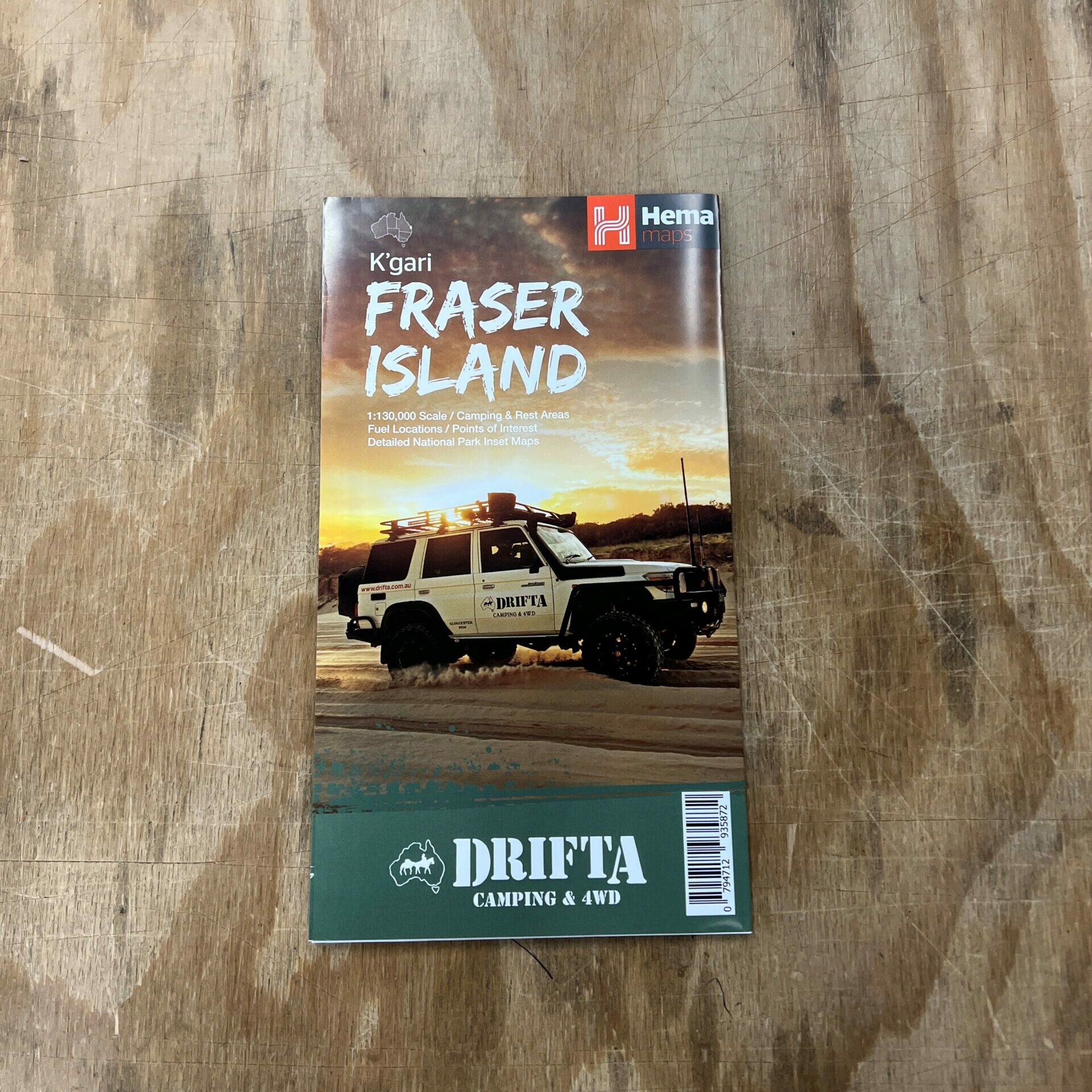 Drifta Fraser Island K'gari Map - Drifta Camping & 4WD