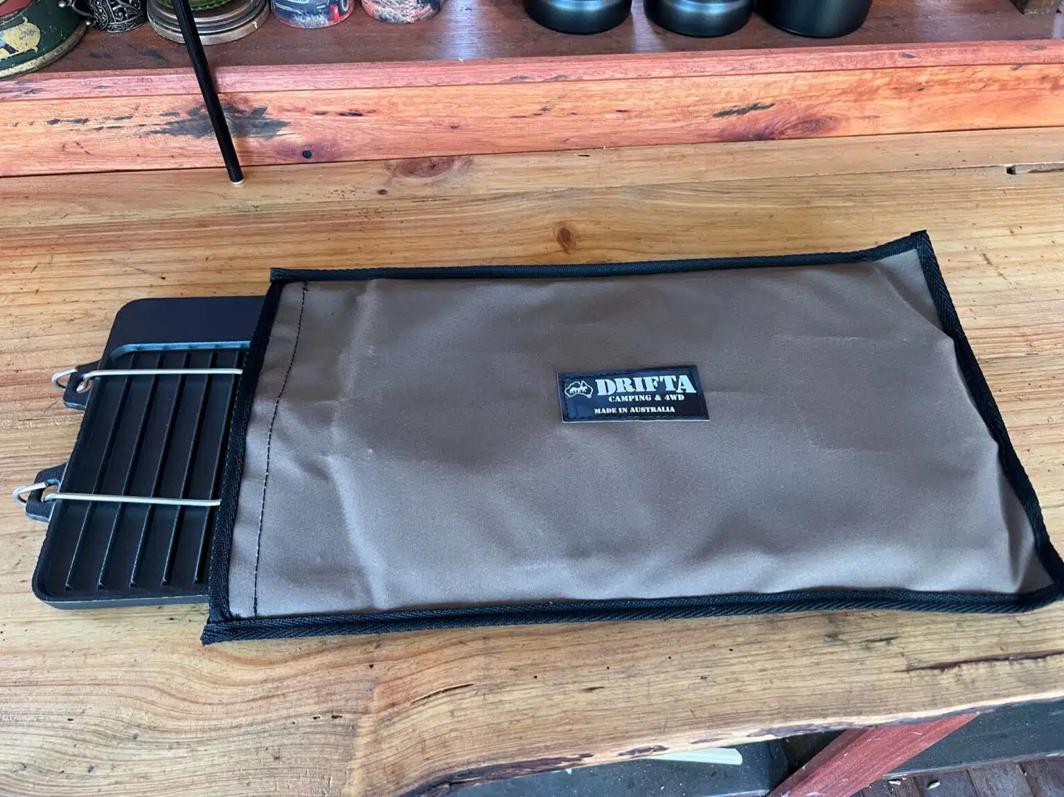 Drifta DS Cast Iron Grill Plate Canvas Cover - Drifta Camping & 4WD