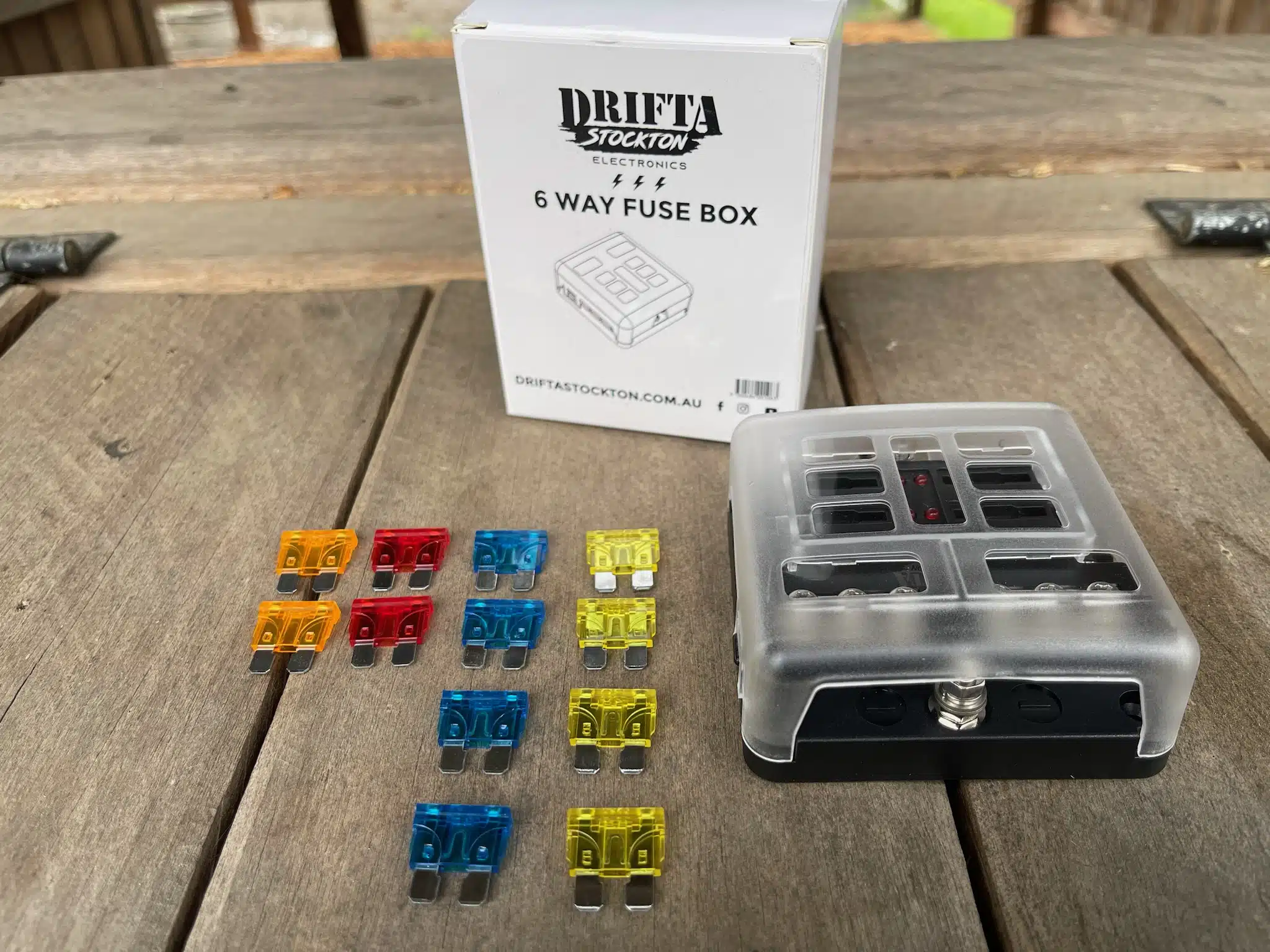 Drifta Stockton 6 way Fuse Block - Drifta Camping & 4WD