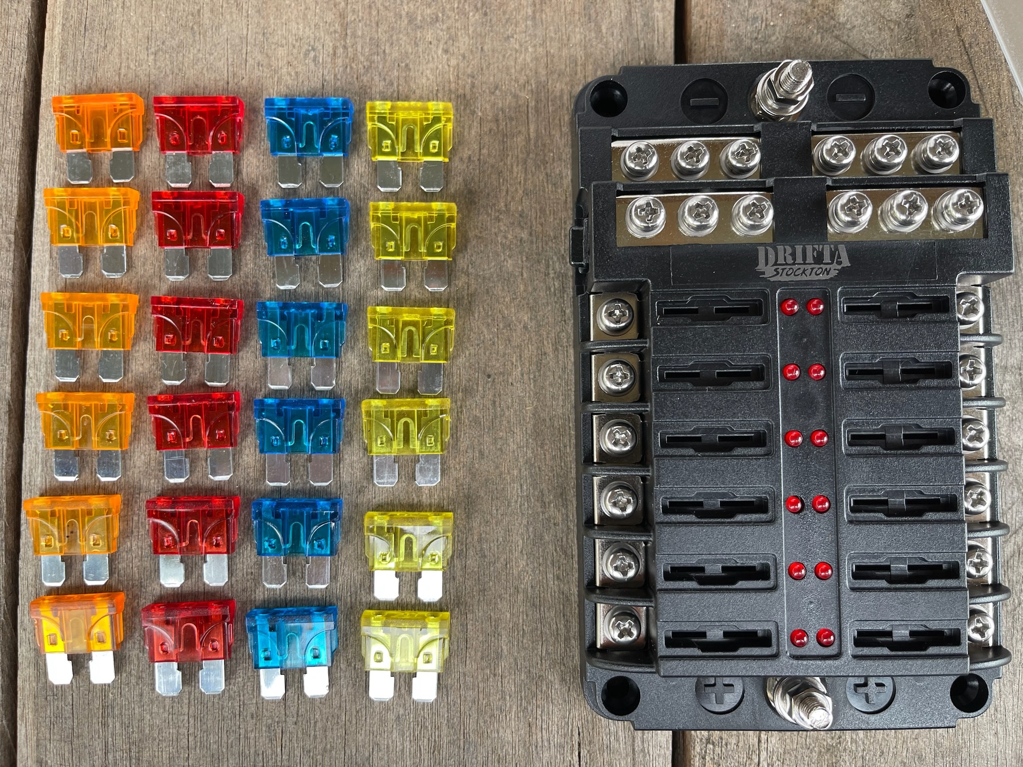 Drifta Stockton 12 way Fuse Block - Drifta Camping & 4WD