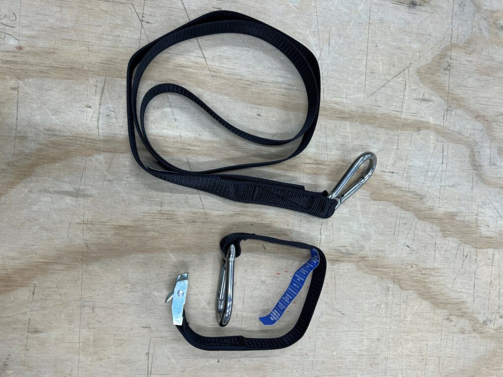 Drifta Carabiner Tie Down Straps 2PK Black - Drifta Camping & 4WD