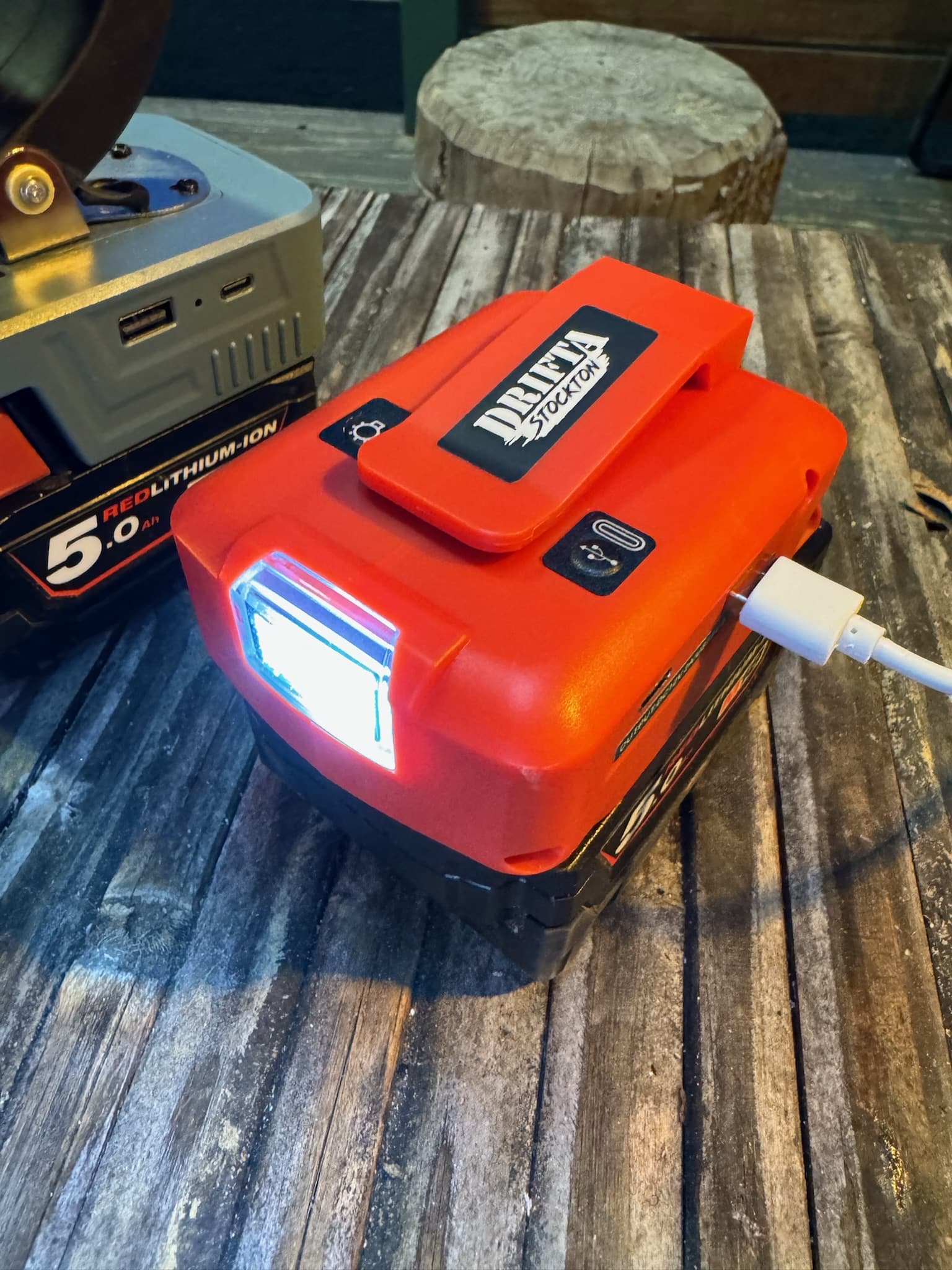 Drifta Stockton Tool Battery Compatible USB 12V Charger with LED ...