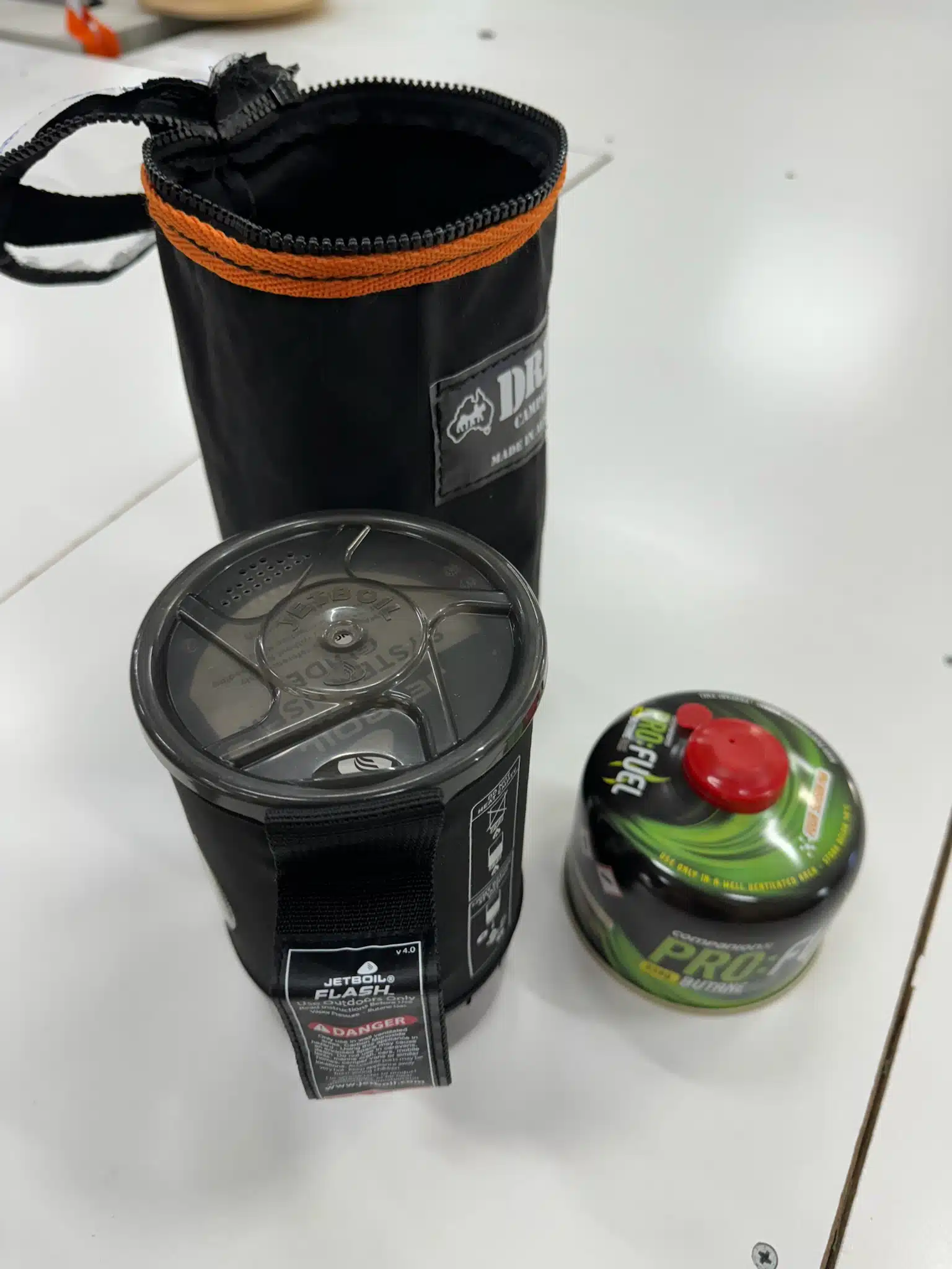 Drifta Jetboil Flash Bag Canvas with Mesh Top - High version - Drifta ...