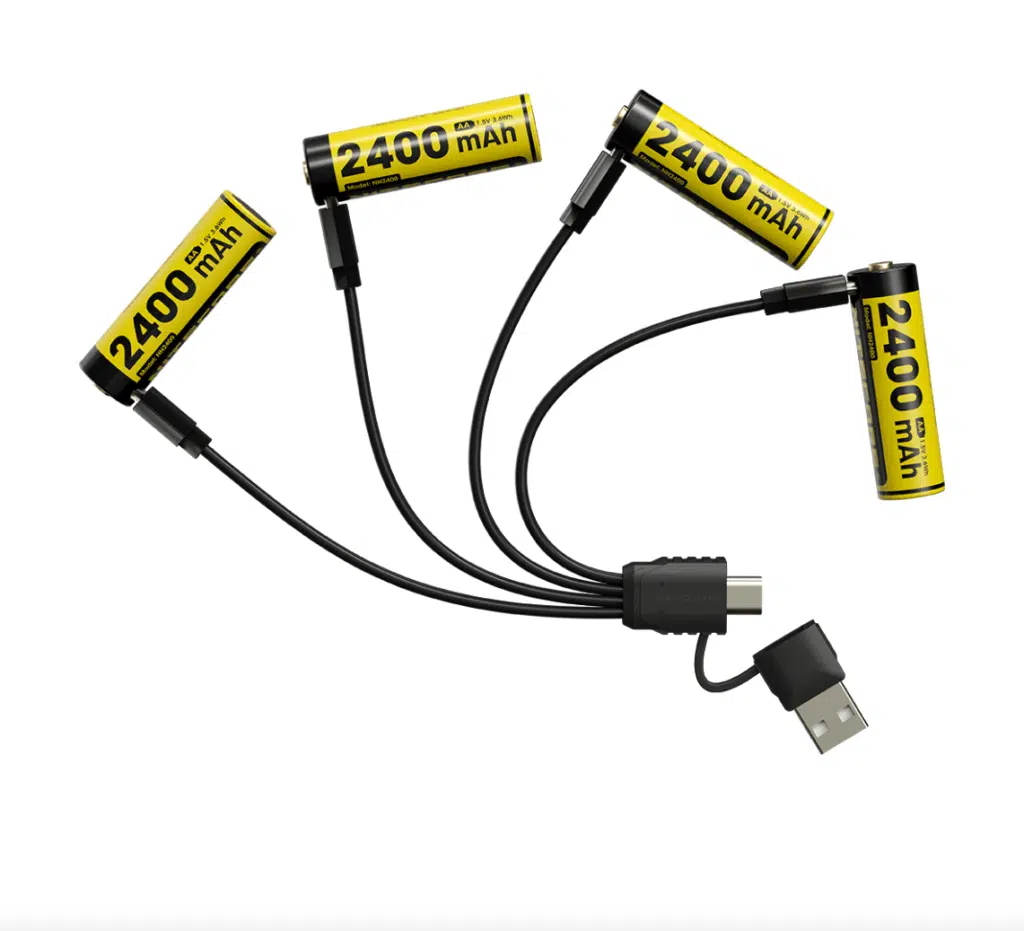 Nitecore - Rechargeable AA Battery kit - Drifta Camping & 4WD